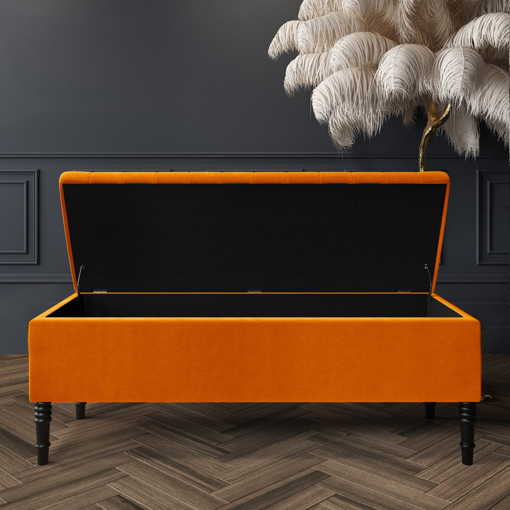 Paris Ottoman Storage Bench AZ Interiors