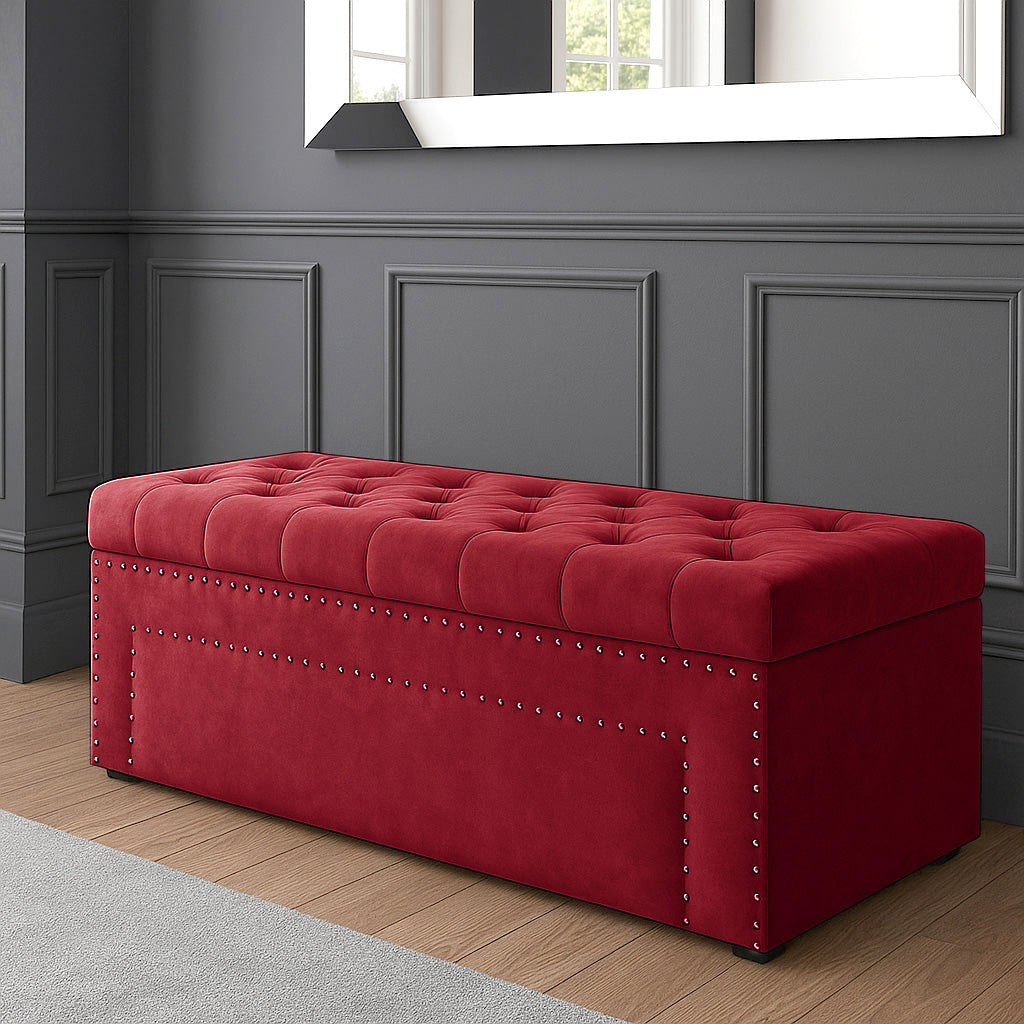 red blanket box